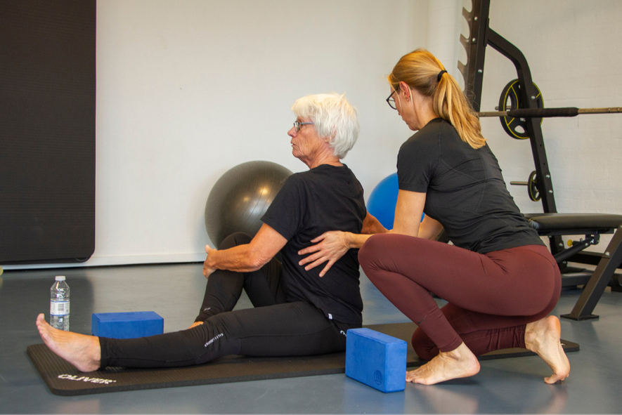 Fysio Flow holdtræning, bindevævsmobiliserende træning